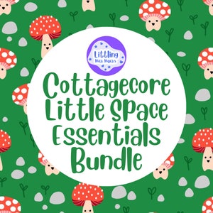 Cottagecore Little Space Essentials Bundle - Etsy