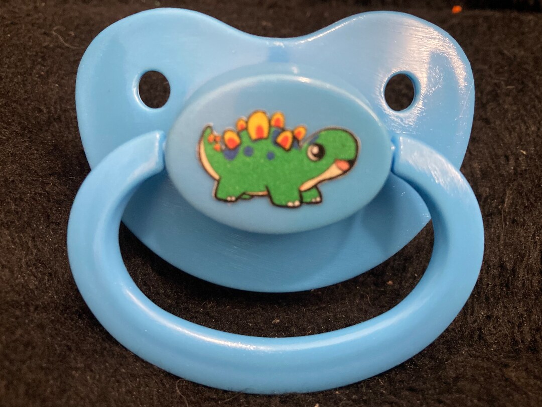 Happy Steggo Dinosaur Adult Pacifier, Little Space Gear - Etsy