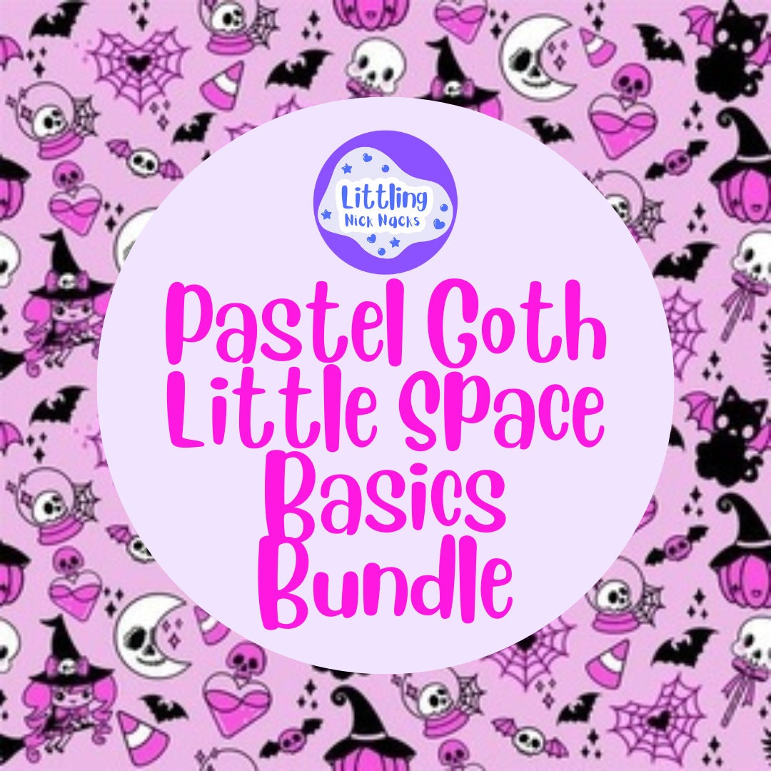 Pastel Goth Little Space Basics Bundle, Spooky Little Space Gear - Etsy