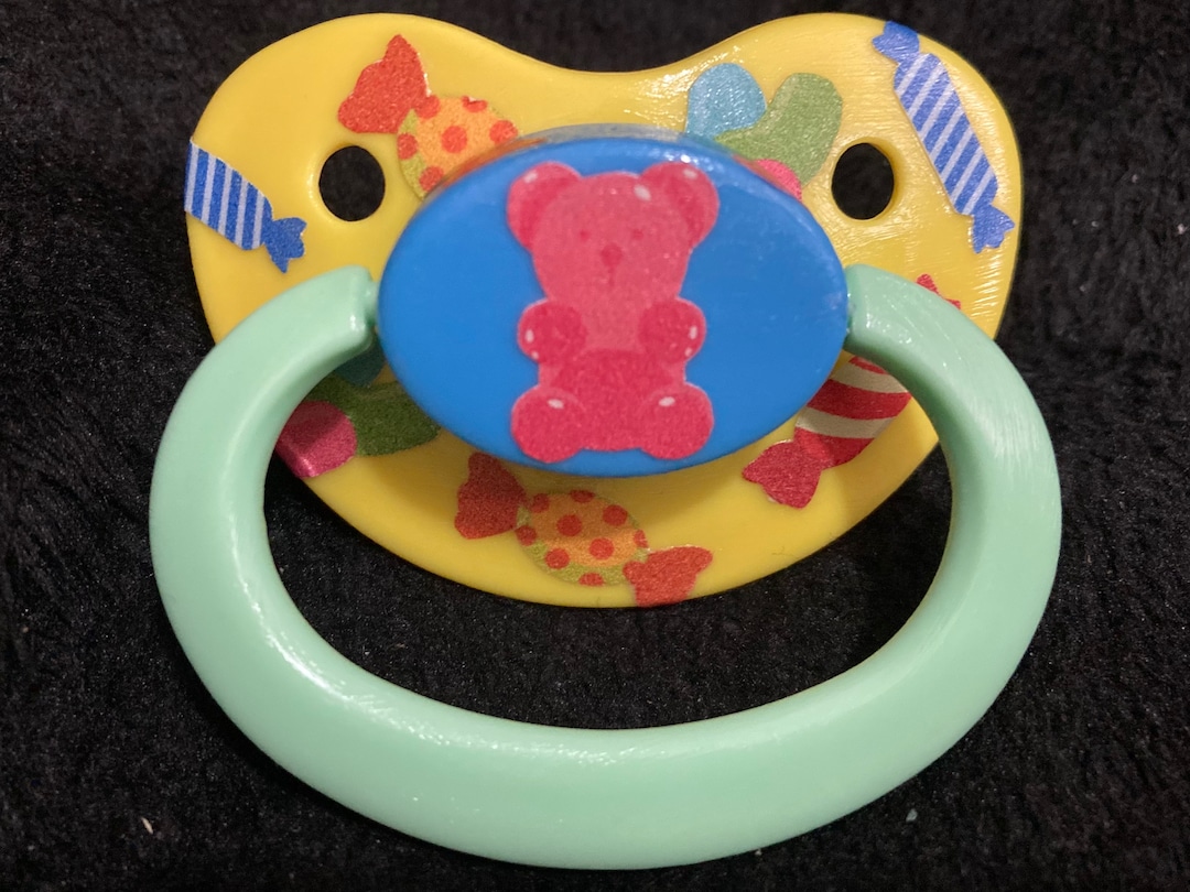 Candy Collage Adult Pacifier Little Space Agere Gear - Etsy