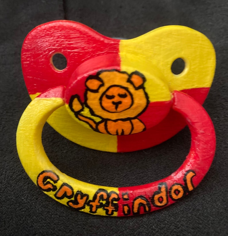 Custom Adult Pacifier Decorated Agere Pacifier Hand Painted - Etsy