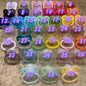 Build-a-paci Adult Pacifier Gen 1 Size 6 Little Space Binky - Etsy