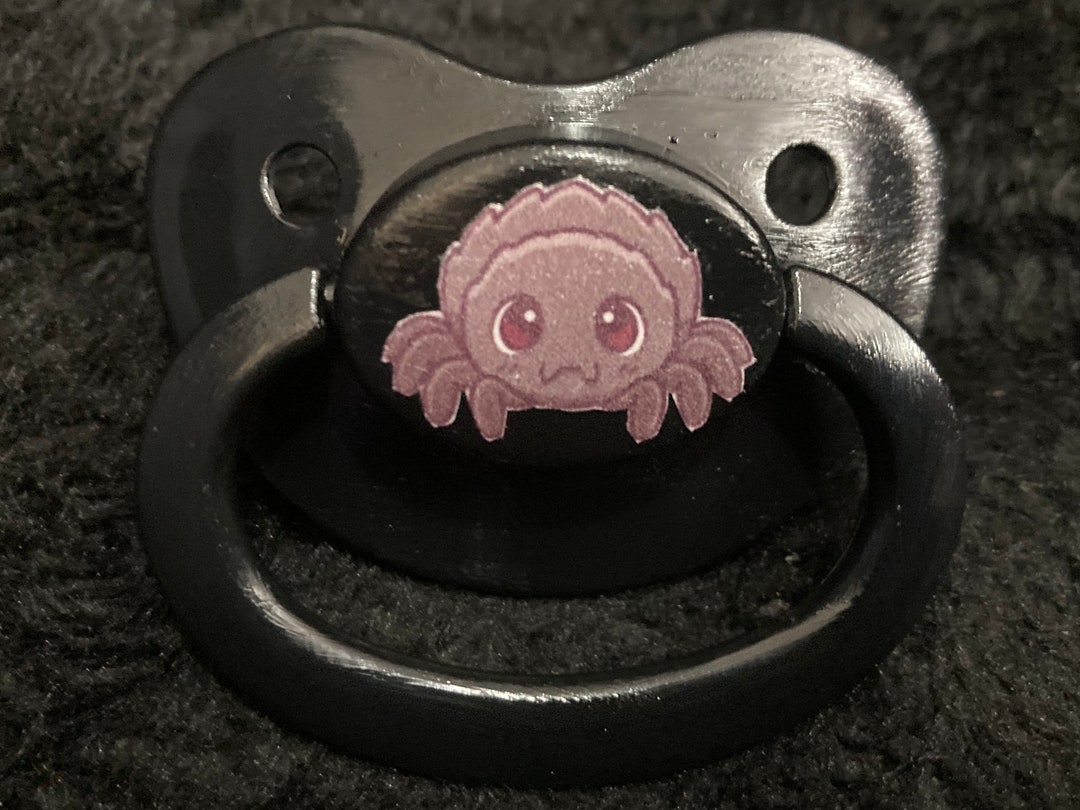 Cobweb Cuties Spider Adult Pacifier, Goth Spooky Halloween Little Space ...