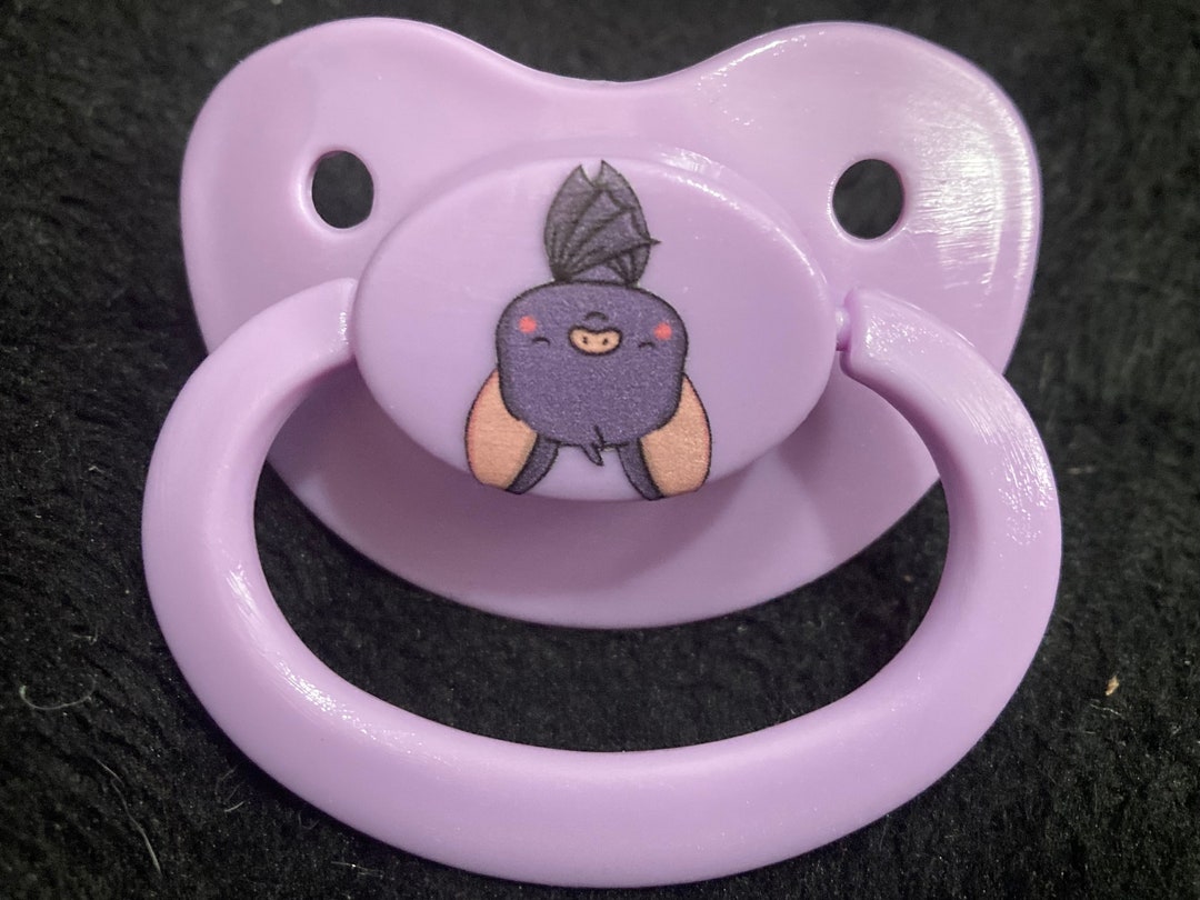 Hanging Bat Adult Pacifier, Goth Spooky Halloween Little Space Gear - Etsy