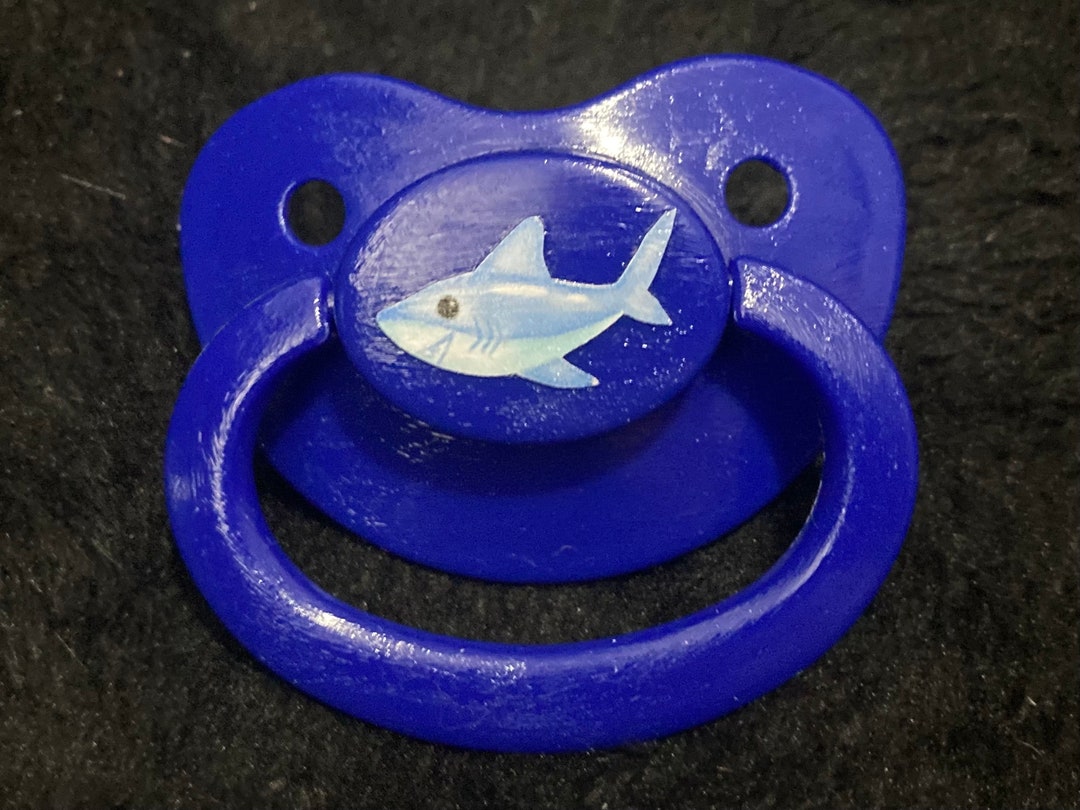 Swimming Shark Adult Pacifier, Ocean Underwater Tropical Little Space ...
