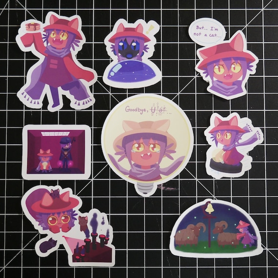 Oneshot Niko Sticker Set Sticker Set of 8 - Etsy