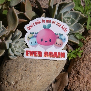 Dadish 3 Sticker Set: Matte Water-resistant Stickers - Etsy