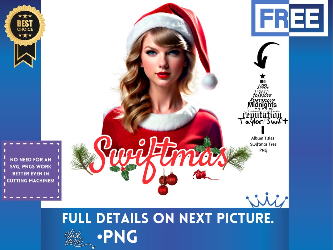 Swiftmas Taylor Swift Christmas PNG Plus Taylor Swift - Etsy New Zealand