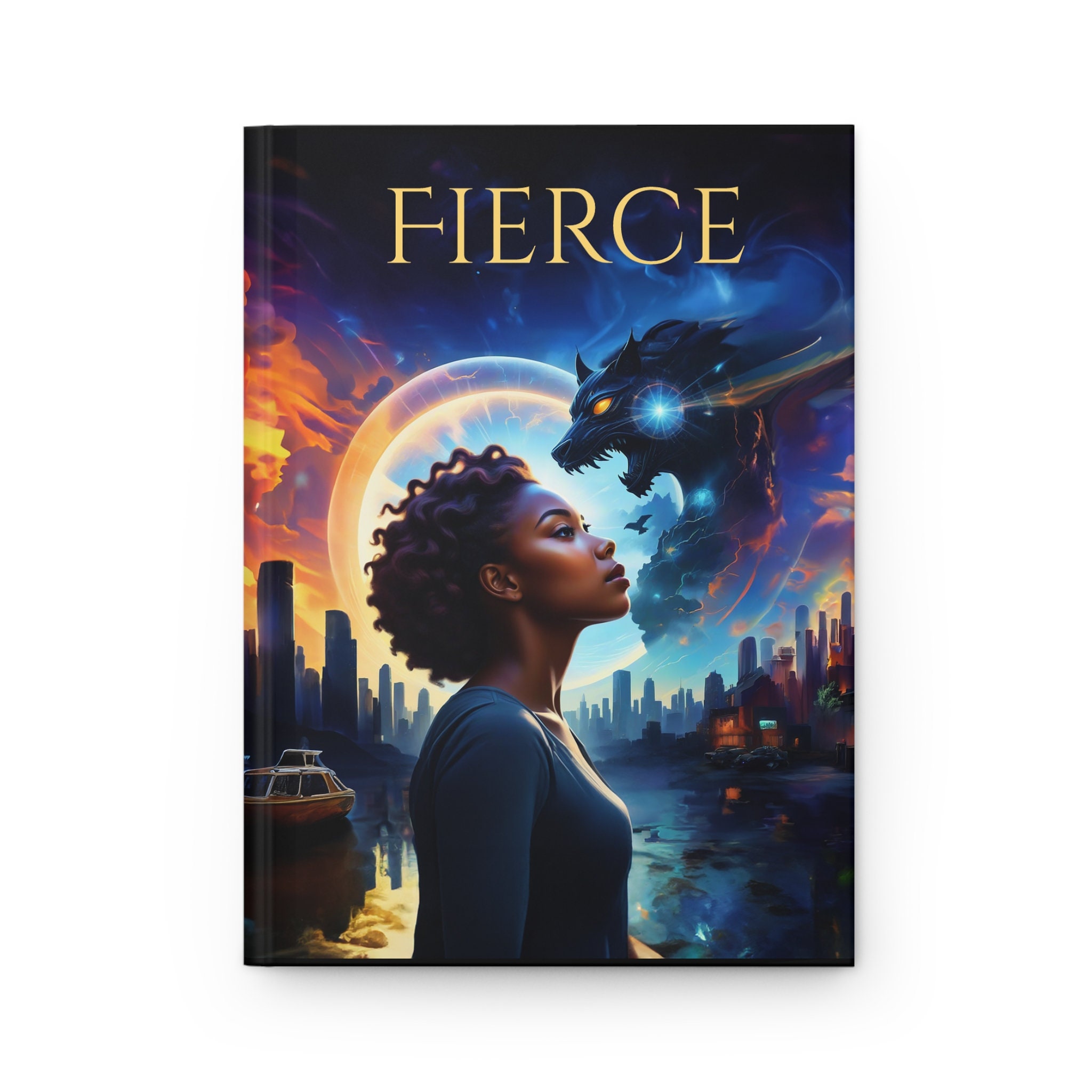 Unique Post-apocalyptic Heroine and Werewolf Urban Fantasy Art ...