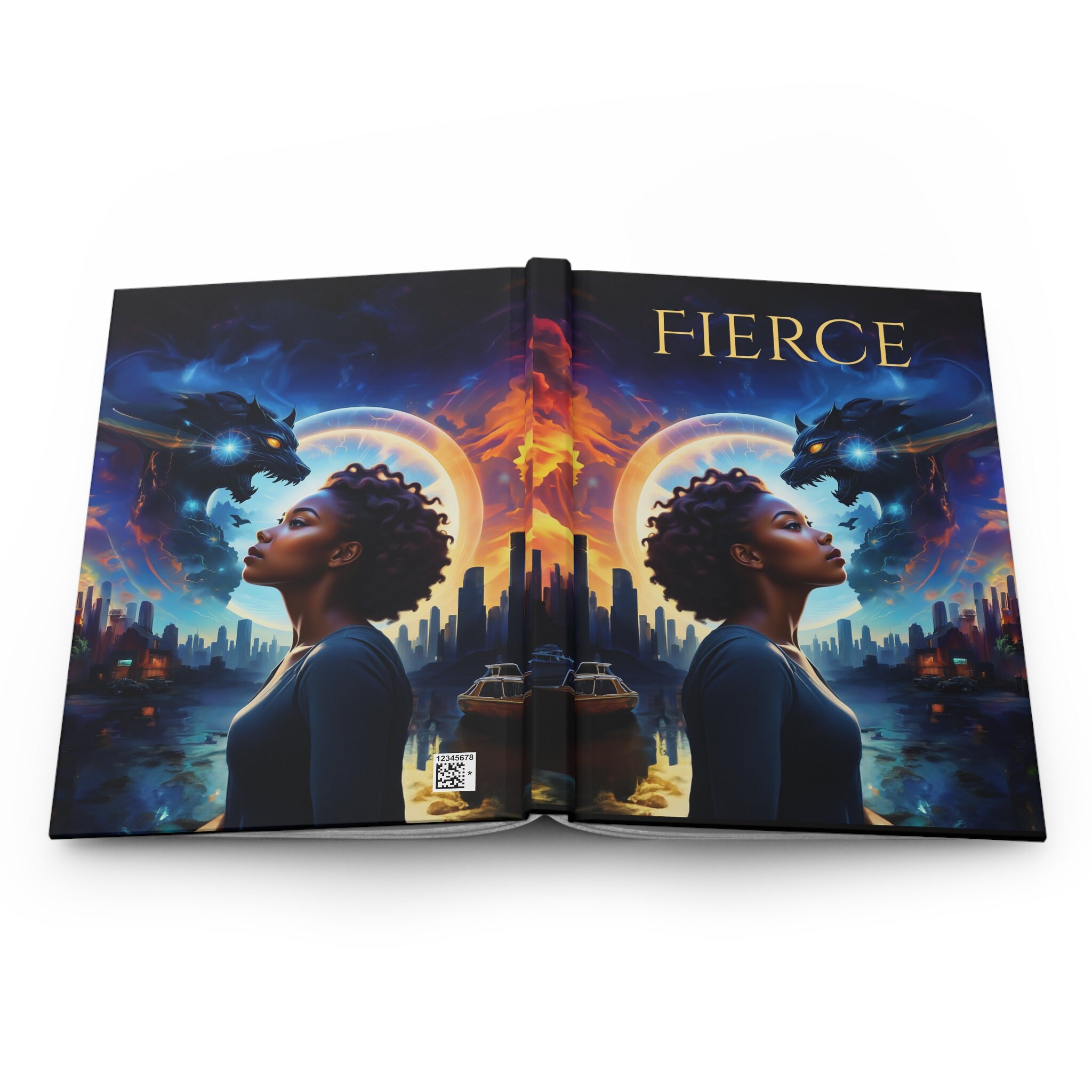 Unique Post-apocalyptic Heroine and Werewolf Urban Fantasy Art ...