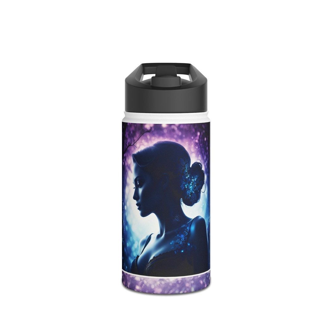 Celestial Goddess Water Bottle, Leak-proof Galaxy Design, Elegant ...