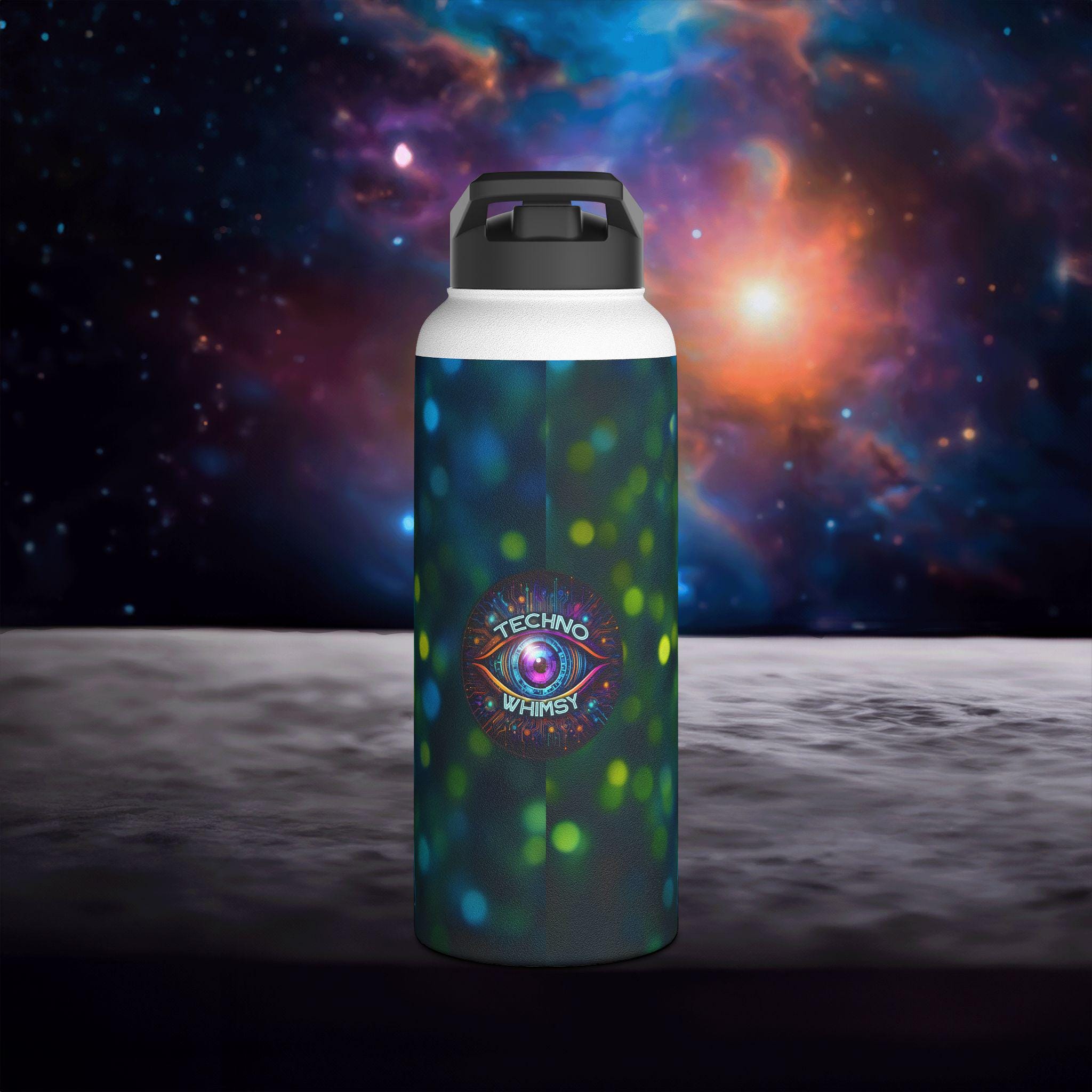 Alien Encounter Stainless Steel Water Bottle Extraterrestrial Design ...