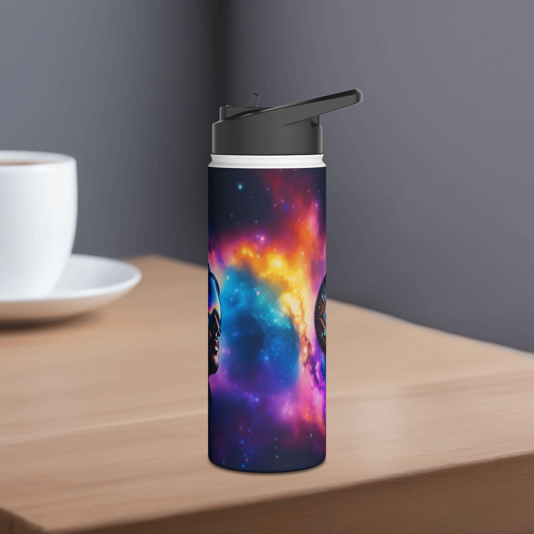 Cosmic Explorer Stainless Steel Water Bottle With Spillproof Lid ...