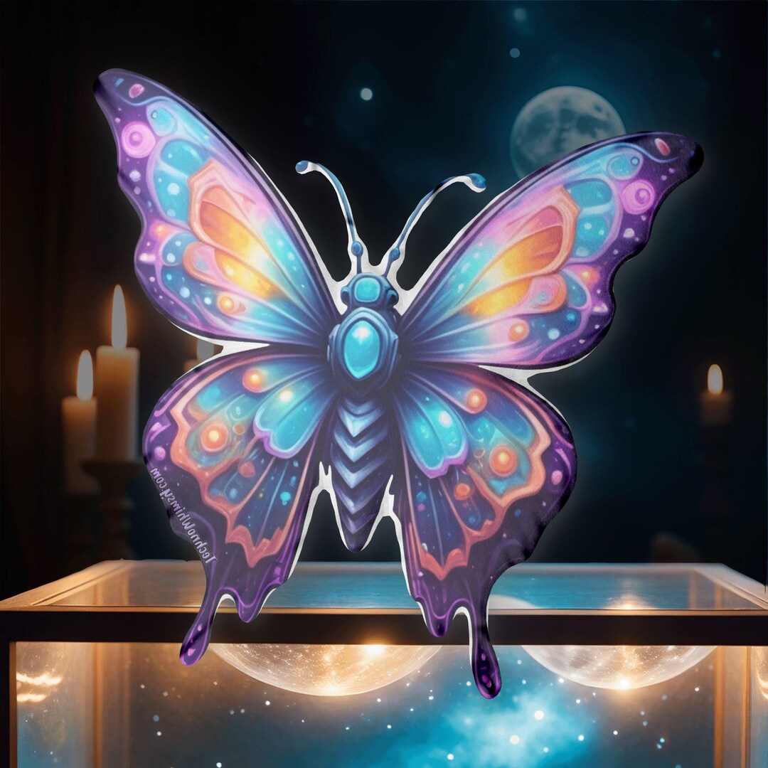 Celestial Butterfly Cuddle Pillow Mystical Comfort Companion - Etsy