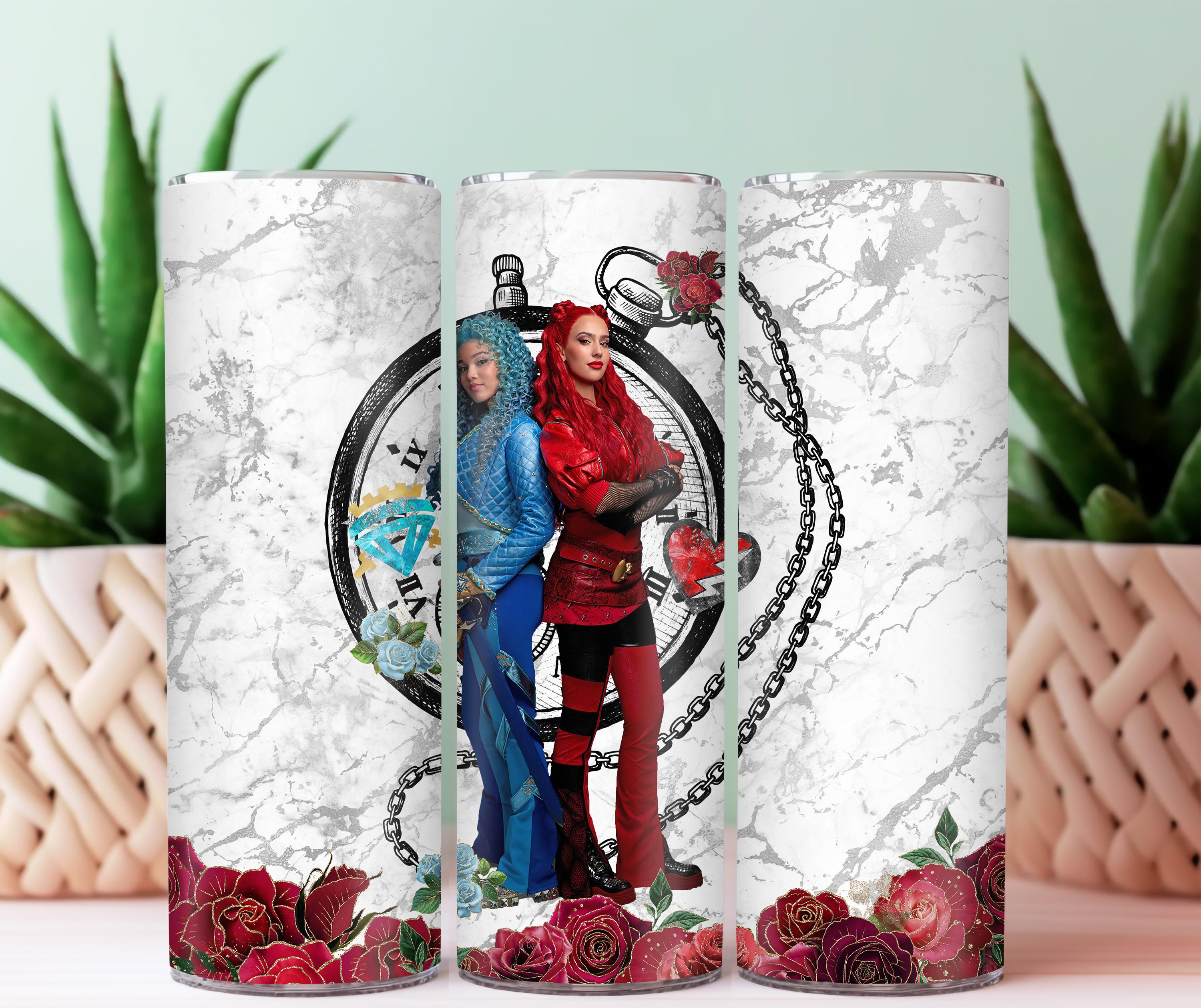 Rise of Red Descendants 20oz Tumbler Sublimation Wrap Clipart Digital ...