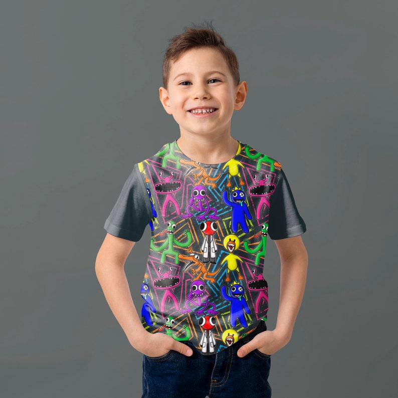 Rainbow Friends Digital Seamless Pattern + Sub - Etsy