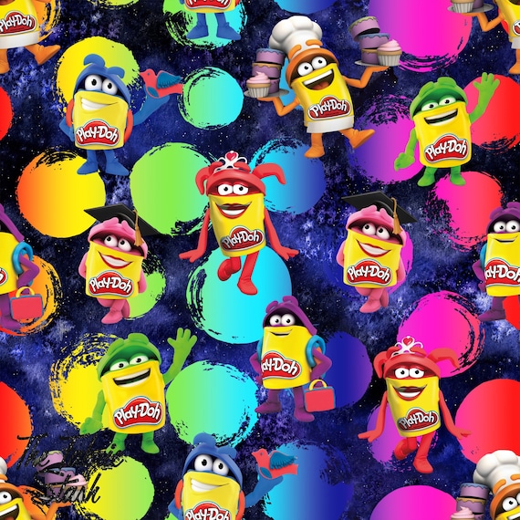 Play-doh Digital Seamless Pattern - Etsy