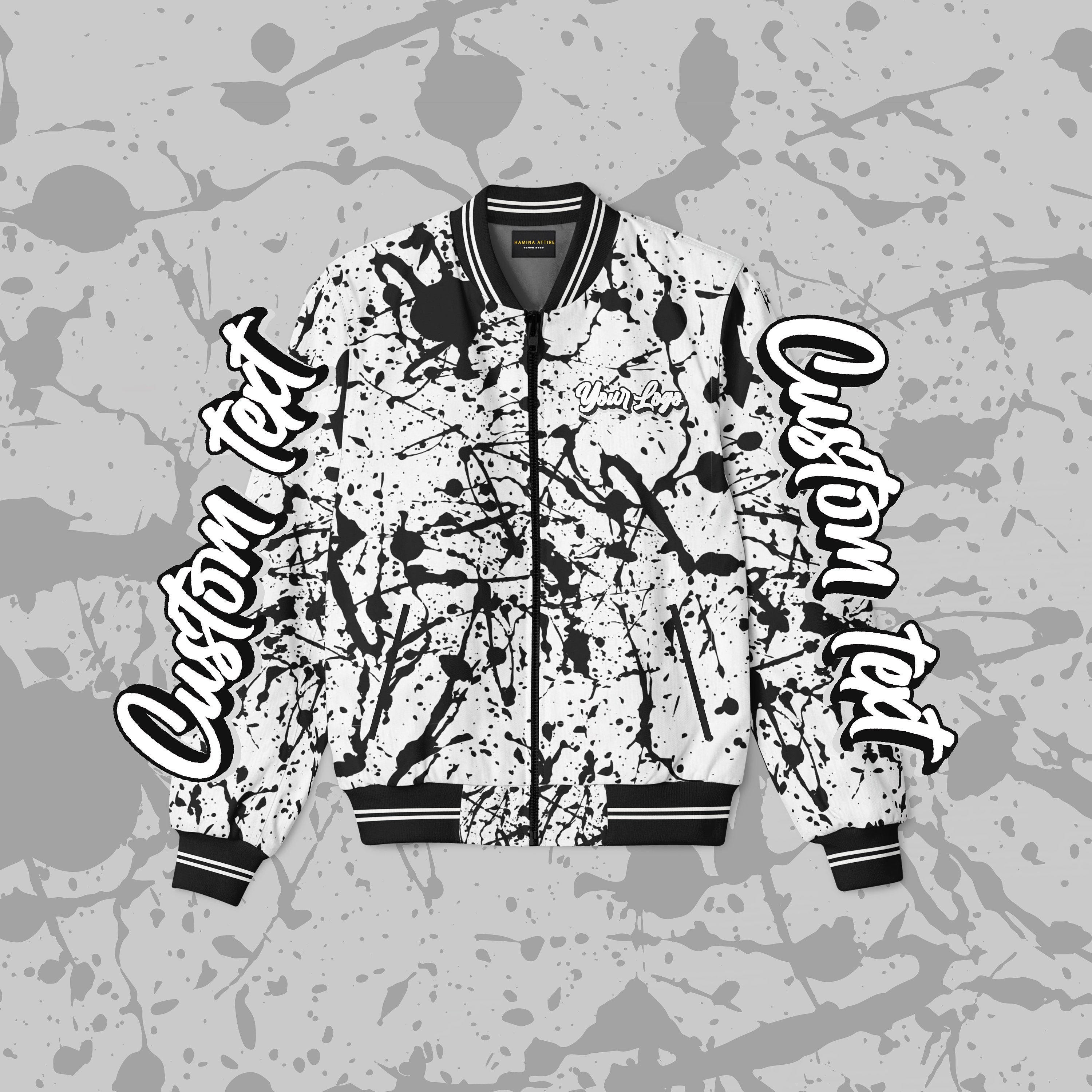 Fully Customised Bomber Jacket | Personalized Jacket | Custom Print ...