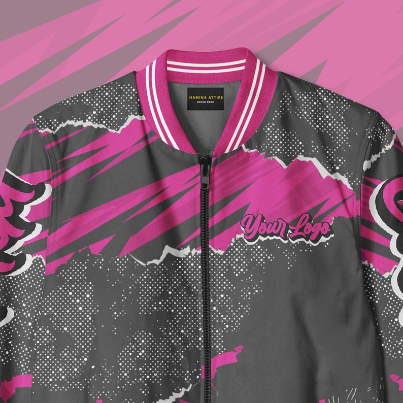 Personalized Graphics Bomber Jacket: Custom Print Streetwear - Etsy