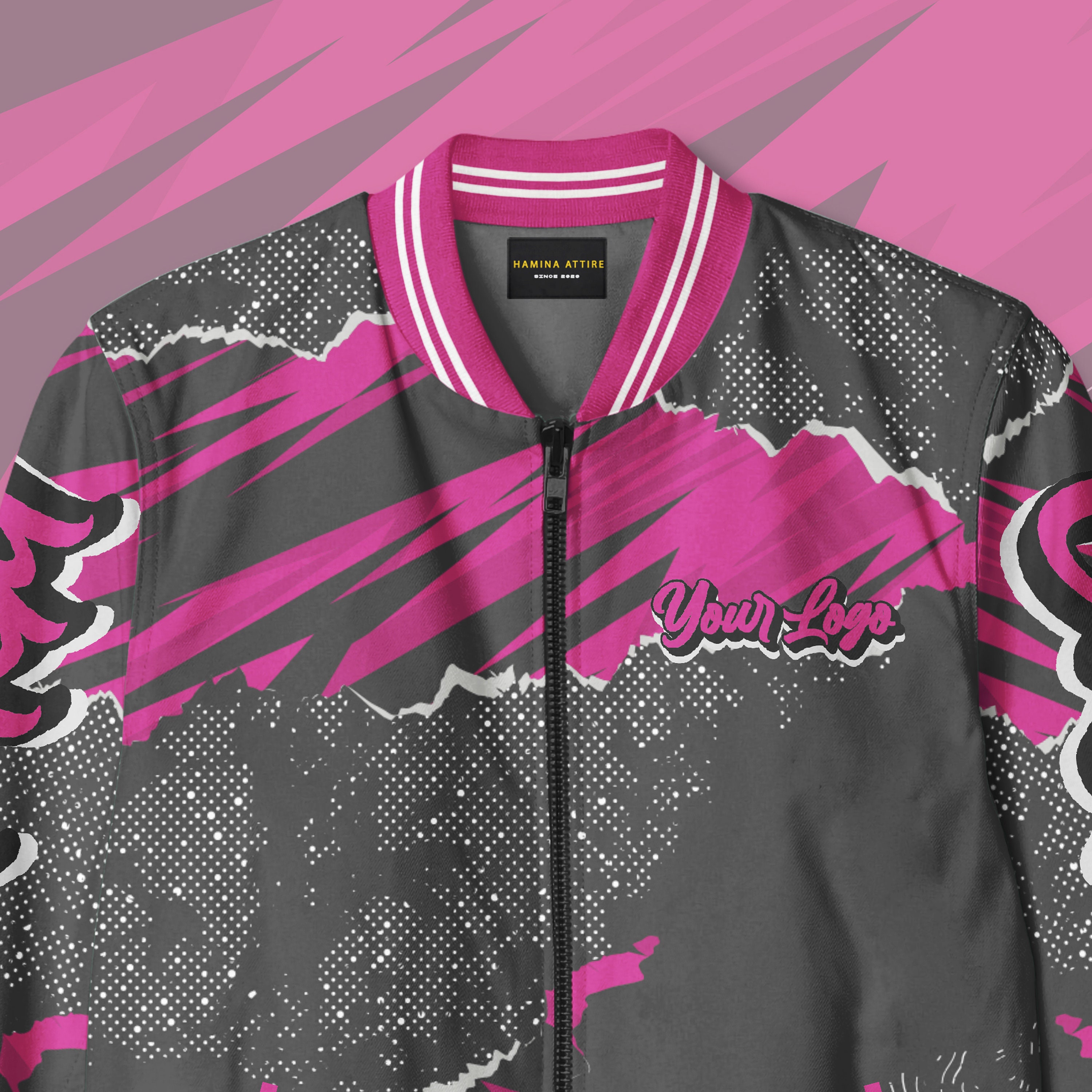 Personalized Custom Graphics Bomber Jacket | Personalized Jacket ...