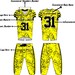 Customized American Football Uniform: Personalized Team Name & Number ...