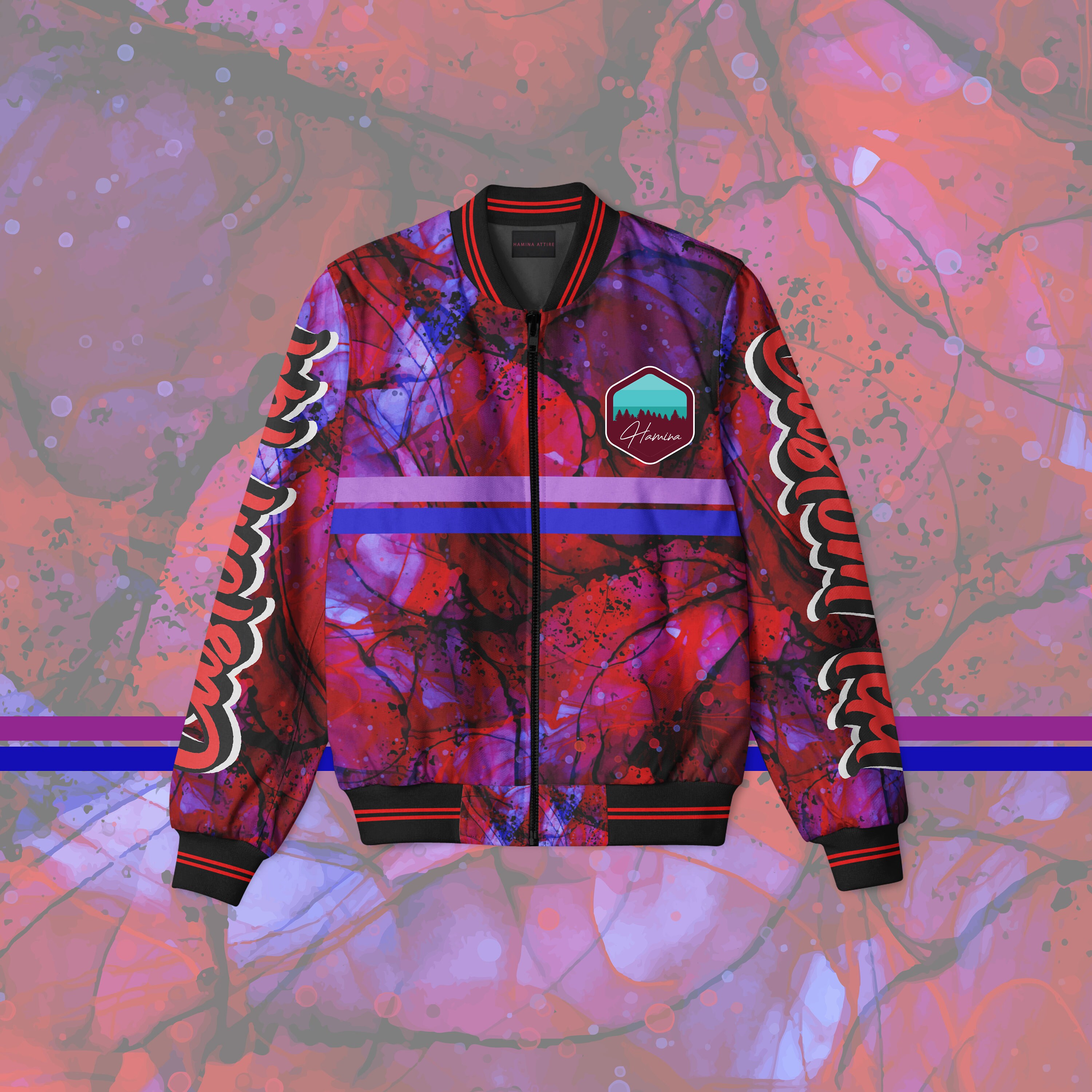 Fully Customised Bomber Jacket | Personalized Jacket | Custom Print ...