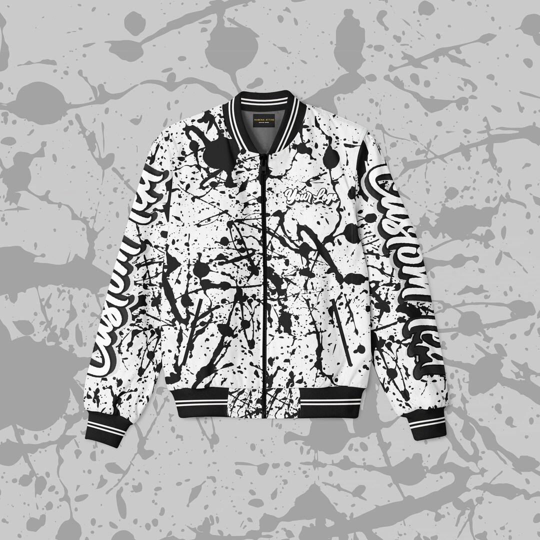 Fully Customised Bomber Jacket | Personalized Jacket | Custom Print ...