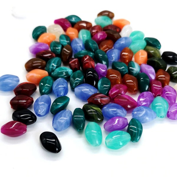 Oval Plastic Beads - Etsy