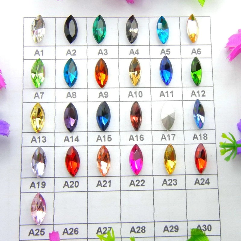 Marquise Rhinestones - Etsy