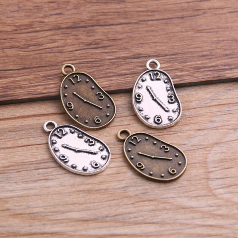 Clock Charm - Etsy