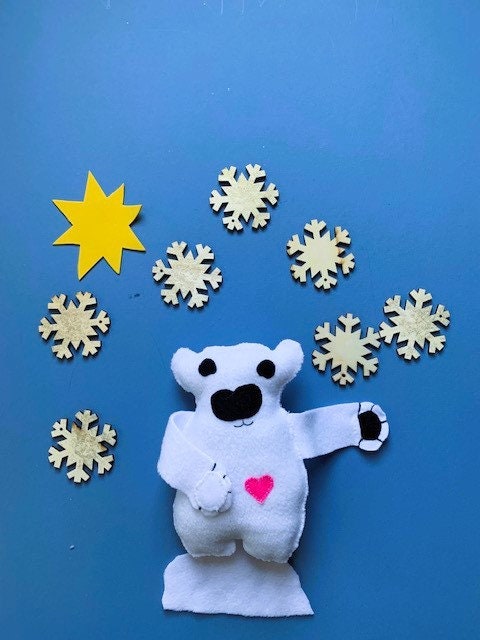 Baby Bubby High Contrast Brain Boosting Baby Toy. Pelly Polar Bear ...