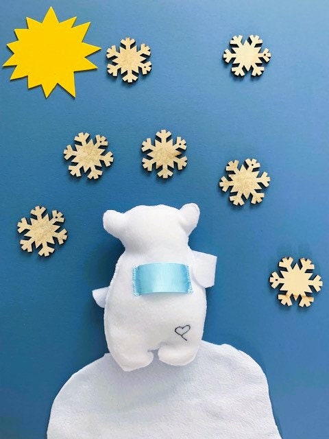 Baby Bubby High Contrast Brain Boosting Baby Toy. Pelly Polar Bear ...