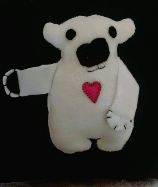 Baby Bubby High Contrast Brain Boosting Baby Toy. Pelly Polar Bear ...