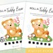 Roll-a-teddy Bear Dice Game, Spring Game Printable, Spring Printable ...