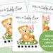 Roll-a-teddy Bear Dice Game, Spring Game Printable, Spring Printable ...