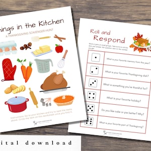 Thanksgiving Activity Book, Thanksgiving Printables, Printable ...