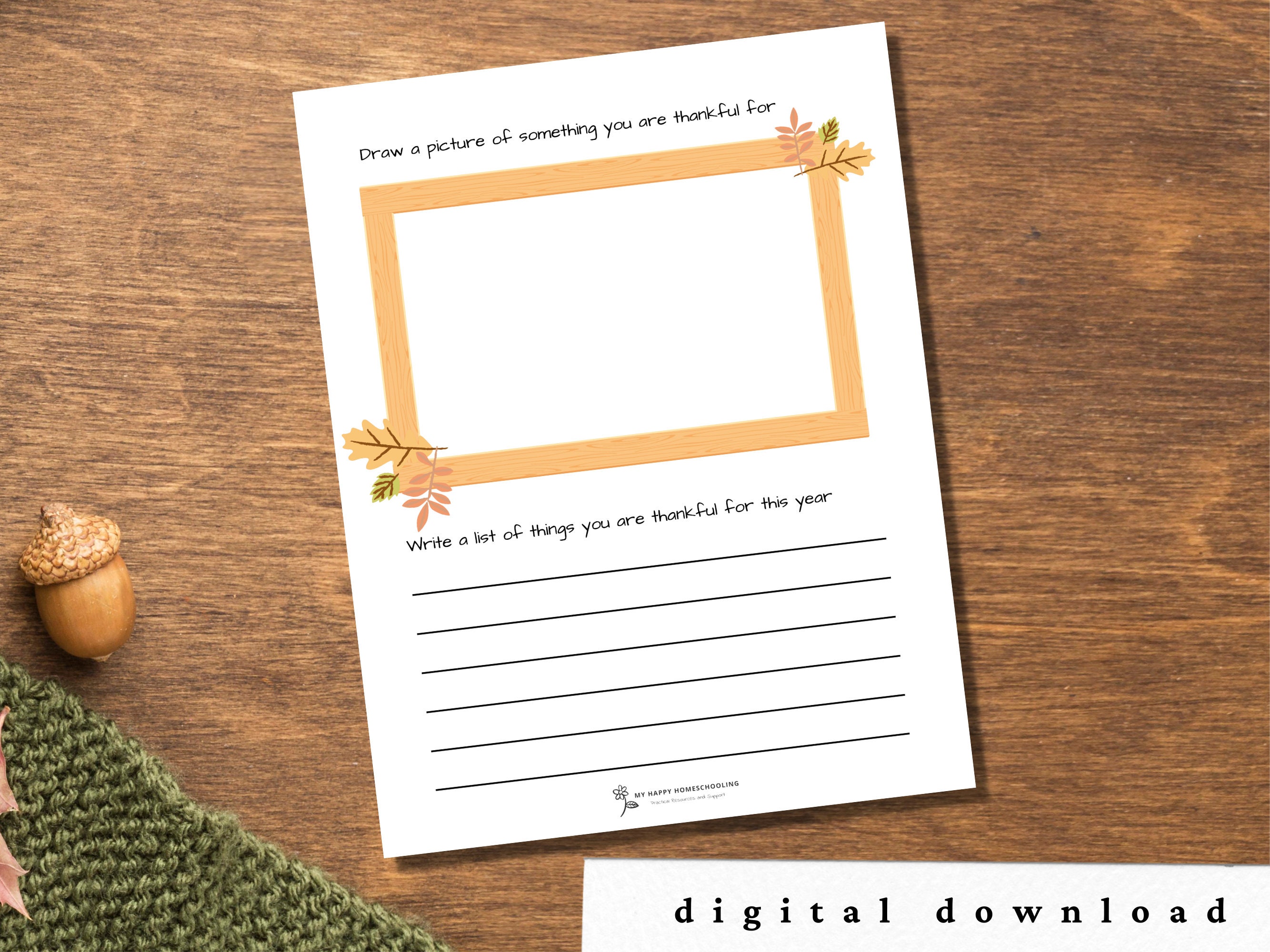 Gratitude Tree Printable, Gratitude Activity, Thanksgiving Printable ...