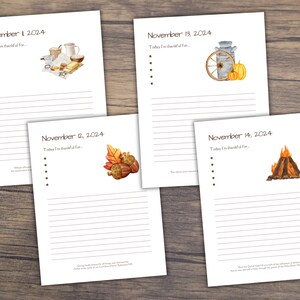 Gratitude Journal Printable for Kids, Thankfulness Journal, 30 Day ...