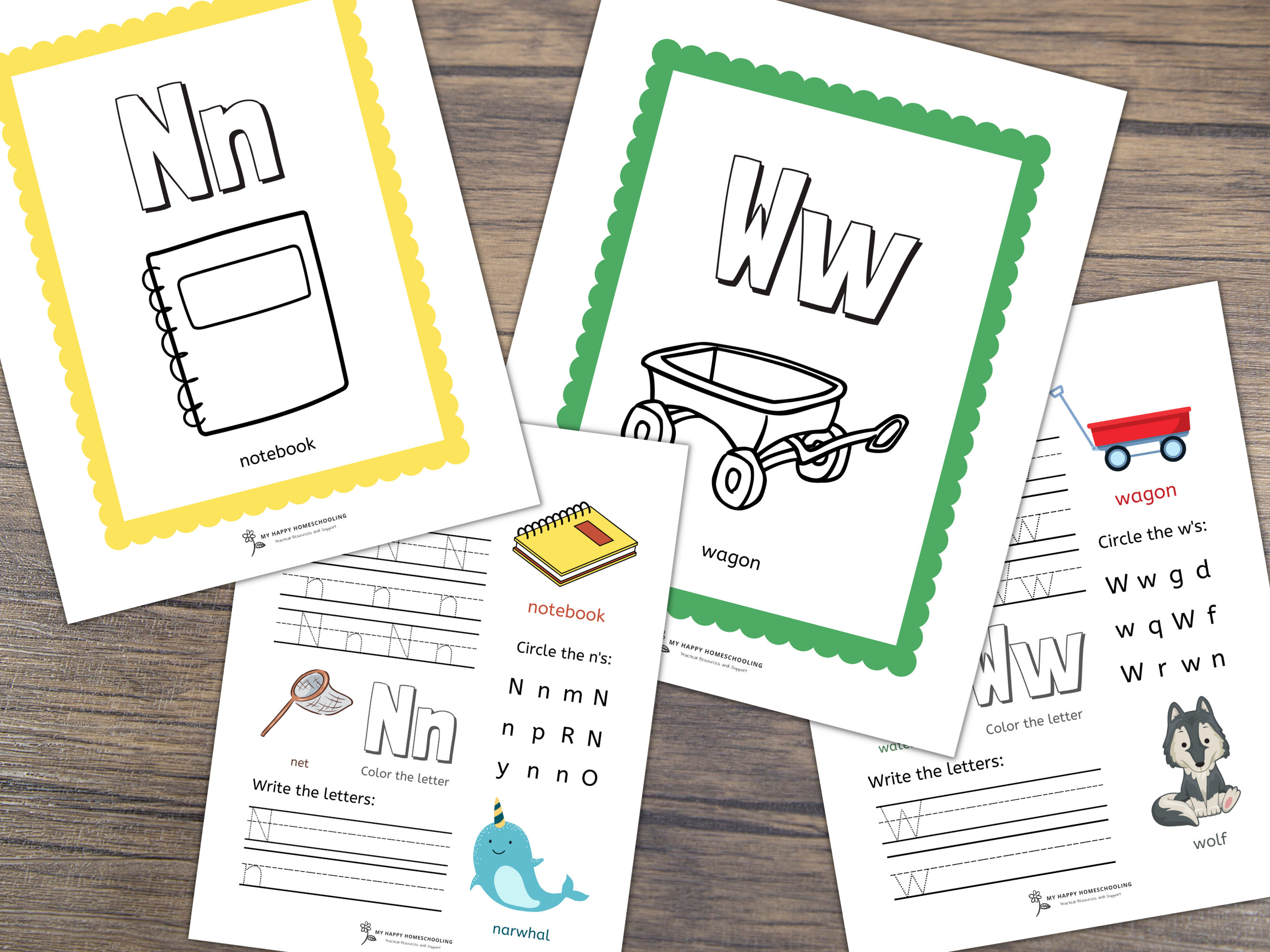 Alphabet Worksheets, Kindergarten Workbook, Preschool Workbook ...