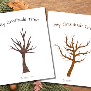 Gratitude Tree Printable, Gratitude Activity, Thanksgiving Printable ...
