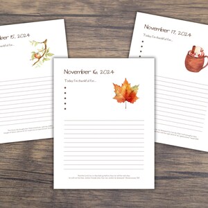 Gratitude Journal Printable for Kids, Thankfulness Journal, 30 Day ...