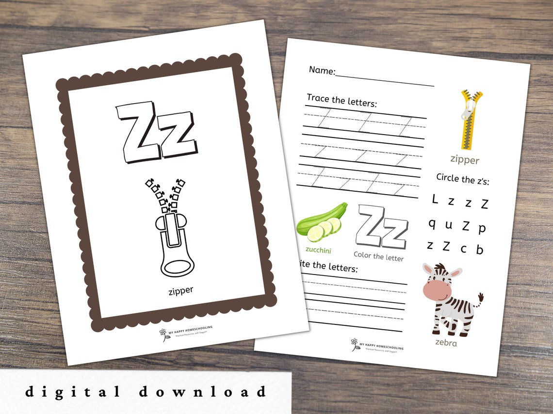 Alphabet Worksheets, Kindergarten Workbook, Preschool Workbook ...