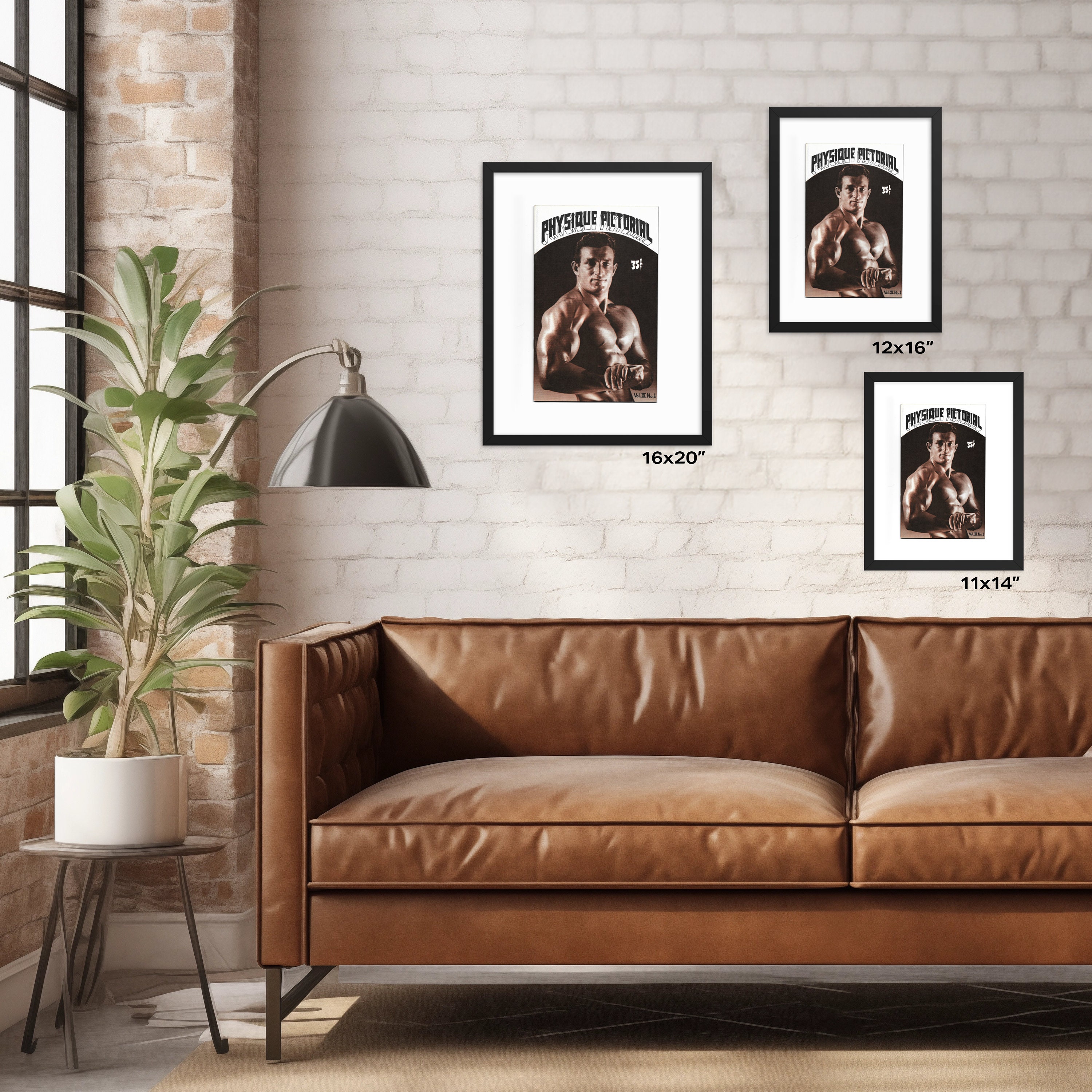 Amg's Physique Pictorial Vintage Framed Cover Print With Bob Mccune ...