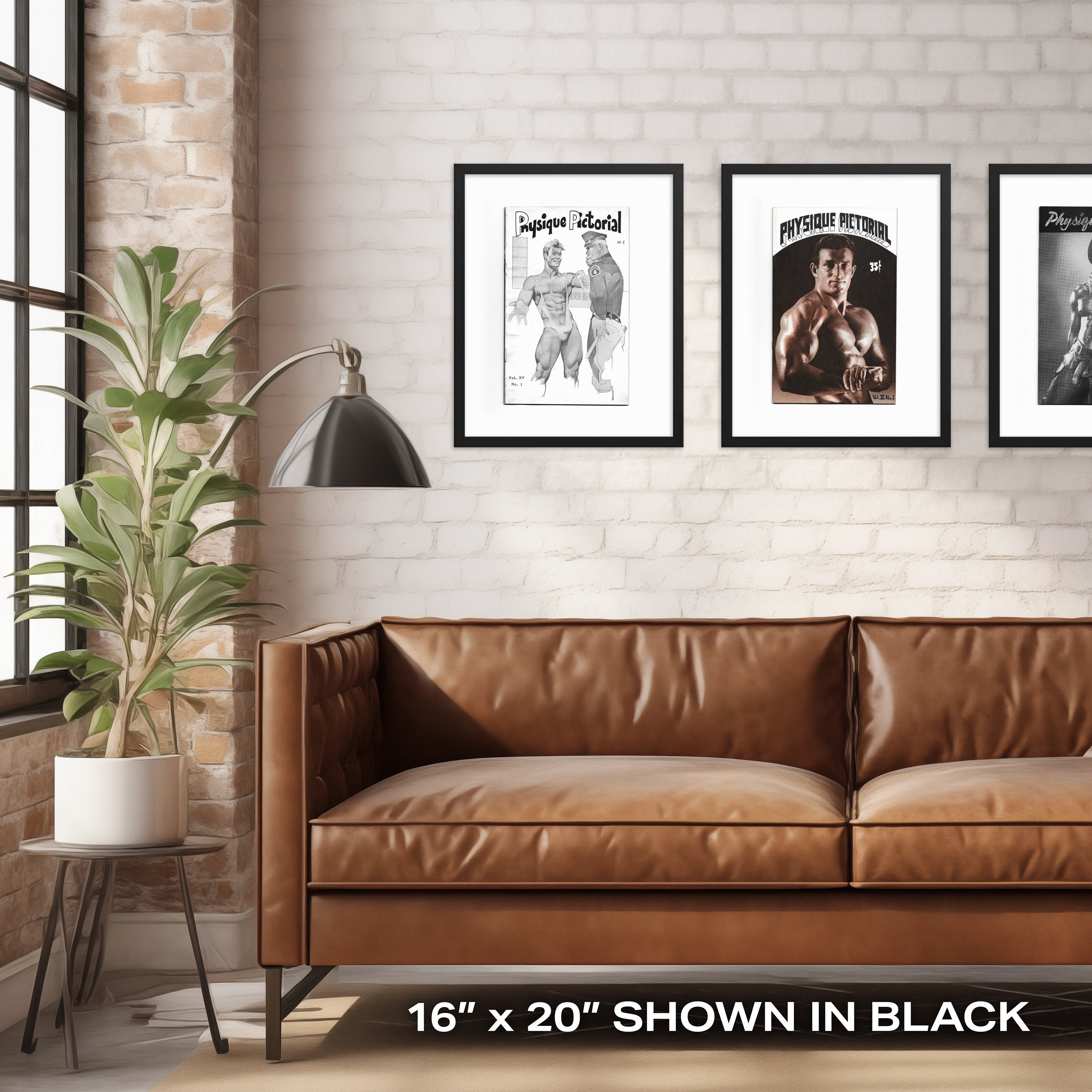 Amg's Physique Pictorial Vintage Framed Cover Print With Bob Mccune ...