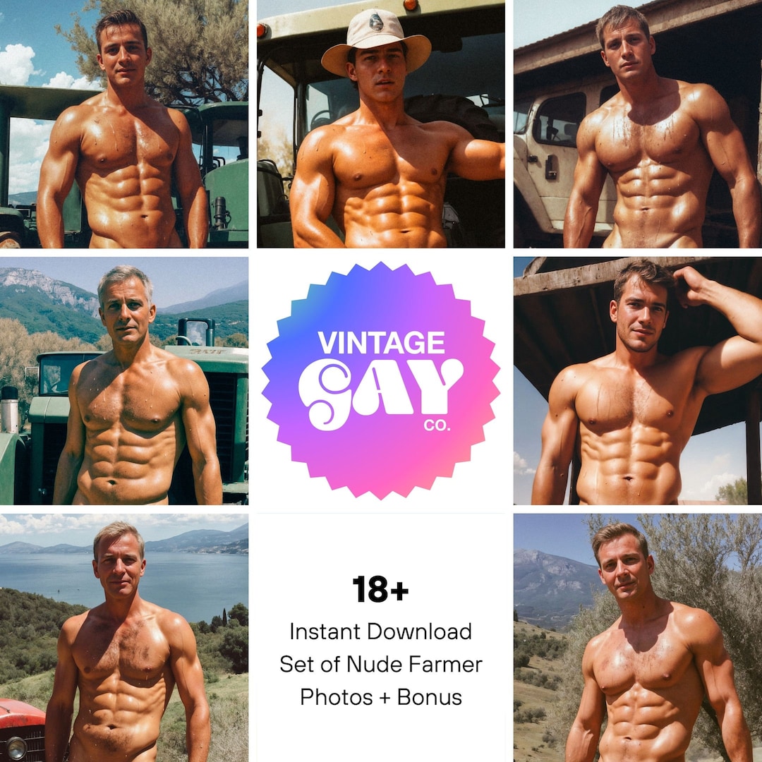 Farmer Hunks Sexy Male Nude Farmer Photos instant Digital Download Gay, LGBTQ Art - Etsy Australia