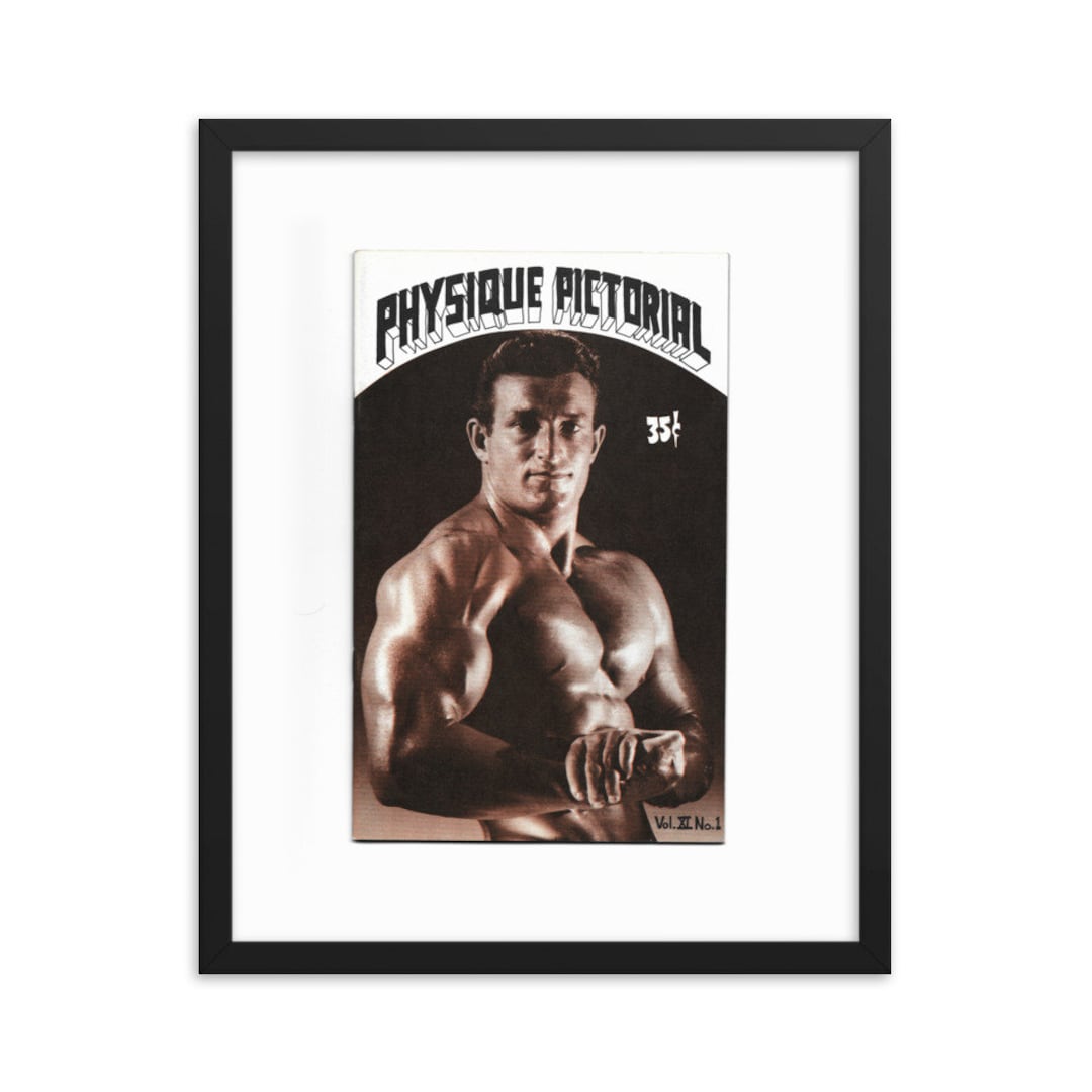 Amg's Physique Pictorial Vintage Framed Cover Print With Bob Mccune ...