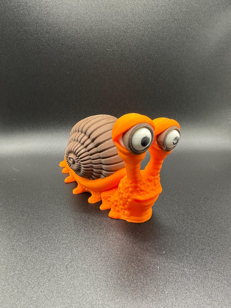 3d-printed Articulated, Flexi Snail Toy - Etsy