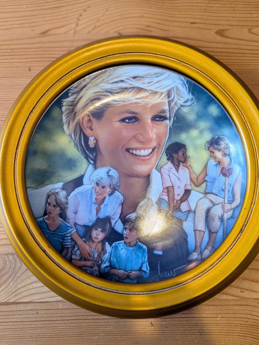 Princess Diana Plate - the Franklin Mint Porcelain - Etsy