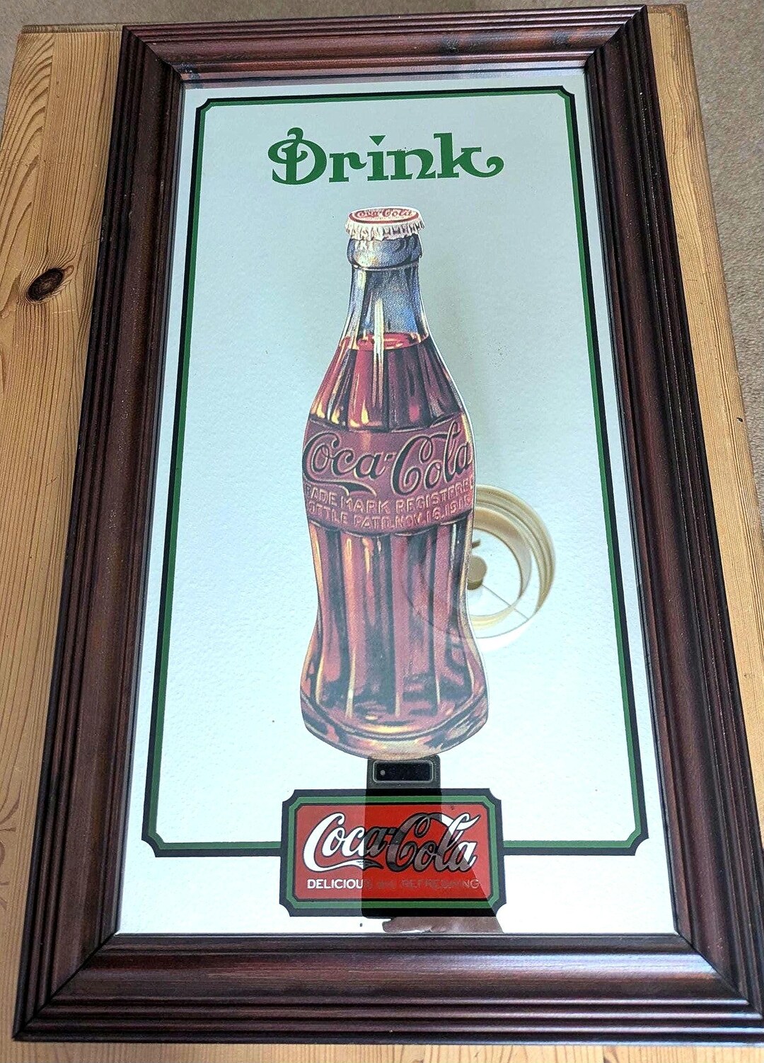 Vintage Coca Cola Mirror - Etsy