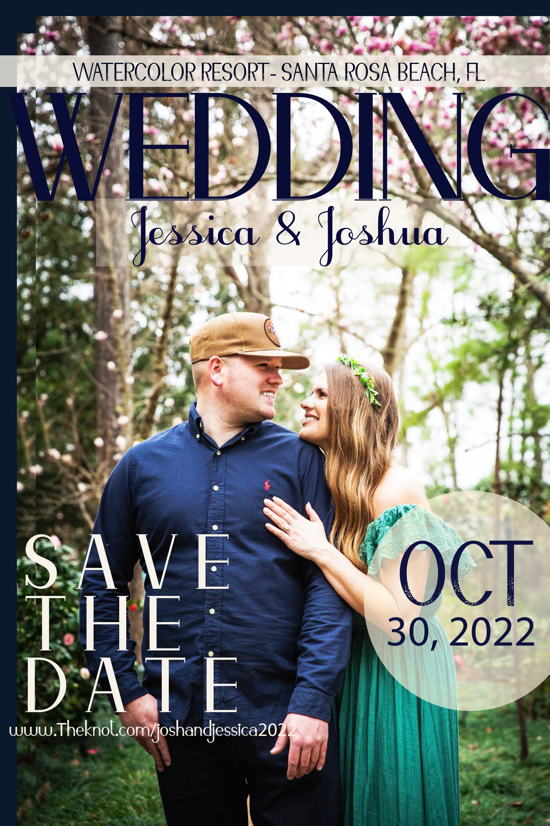Wedding Magazine Save the Date - Etsy